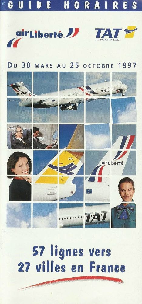 Airline memorabilia: Air Liberté, TAT (1997)
