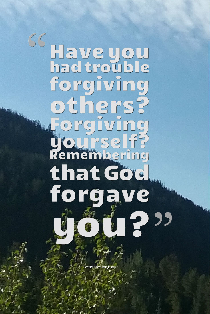 Teens live for Jesus: God's forgiveness