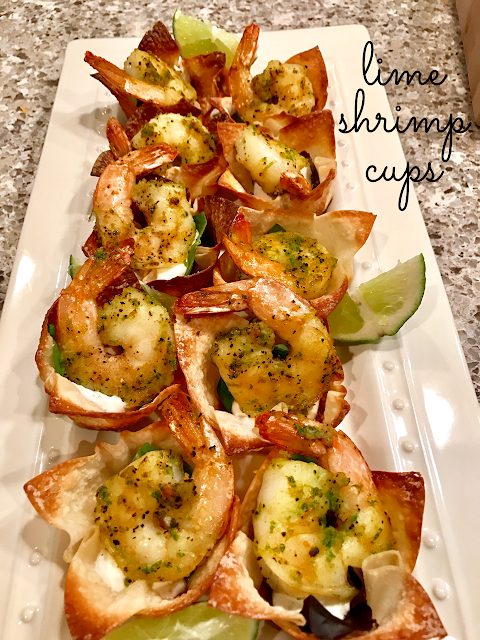 Lime Shrimp Cups #SundaySupper | Our Good Life