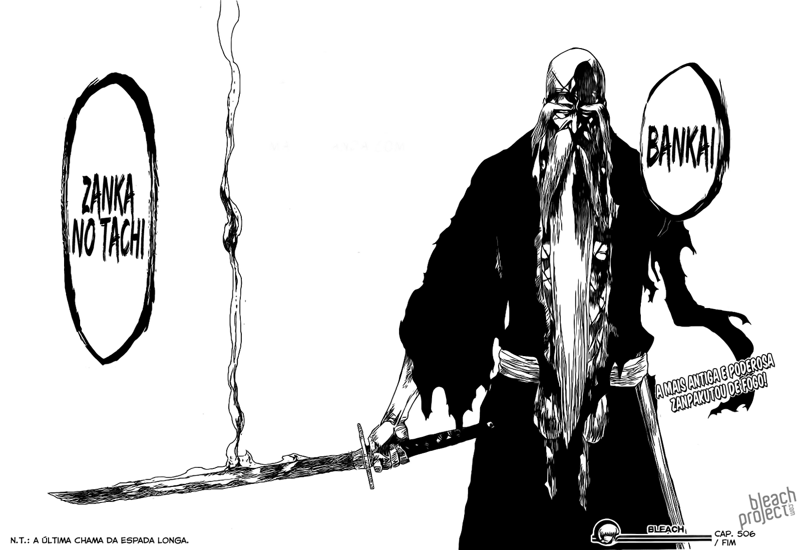 Yamamoto Genryuusai Bankai - Bleach Animes