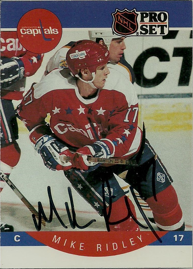 Hell's Valuable Collectibles: Mike Ridley Autographed Card