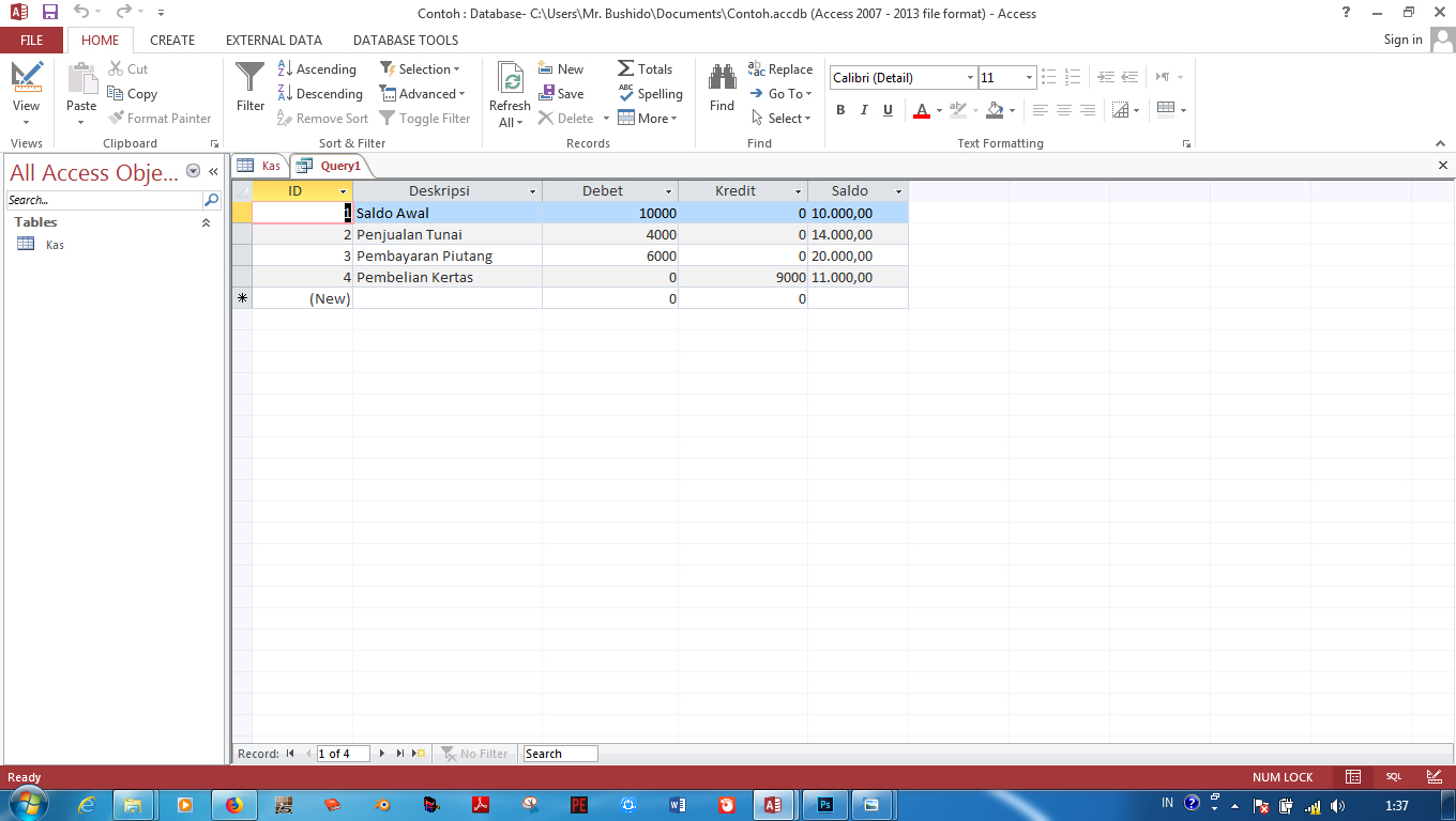 Elka Tech: Membuat FIeld Calculated di Microsoft Access