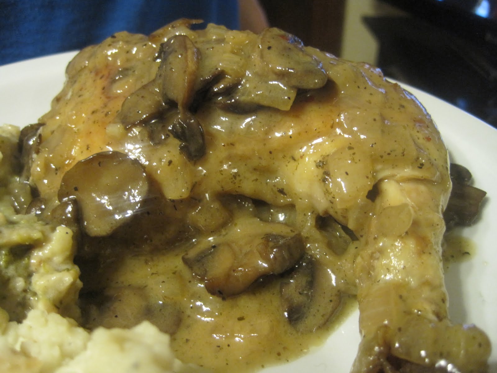Corcoran Street Kitchen Baked Chicken With Mushroom Sauce