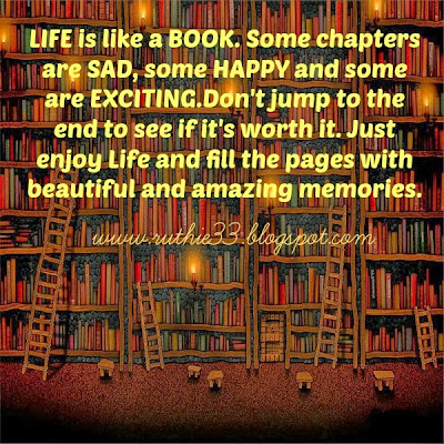 My Blog Of Inspirations: Life is like a book