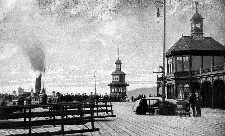 Tour Scotland: Old Photograph Esplanade Dunoon Scotland