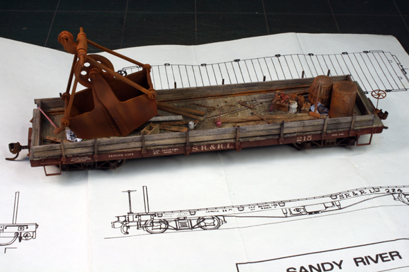 Modeling Maine in Narrow Gauge: SR&RL Flat - Tool Car