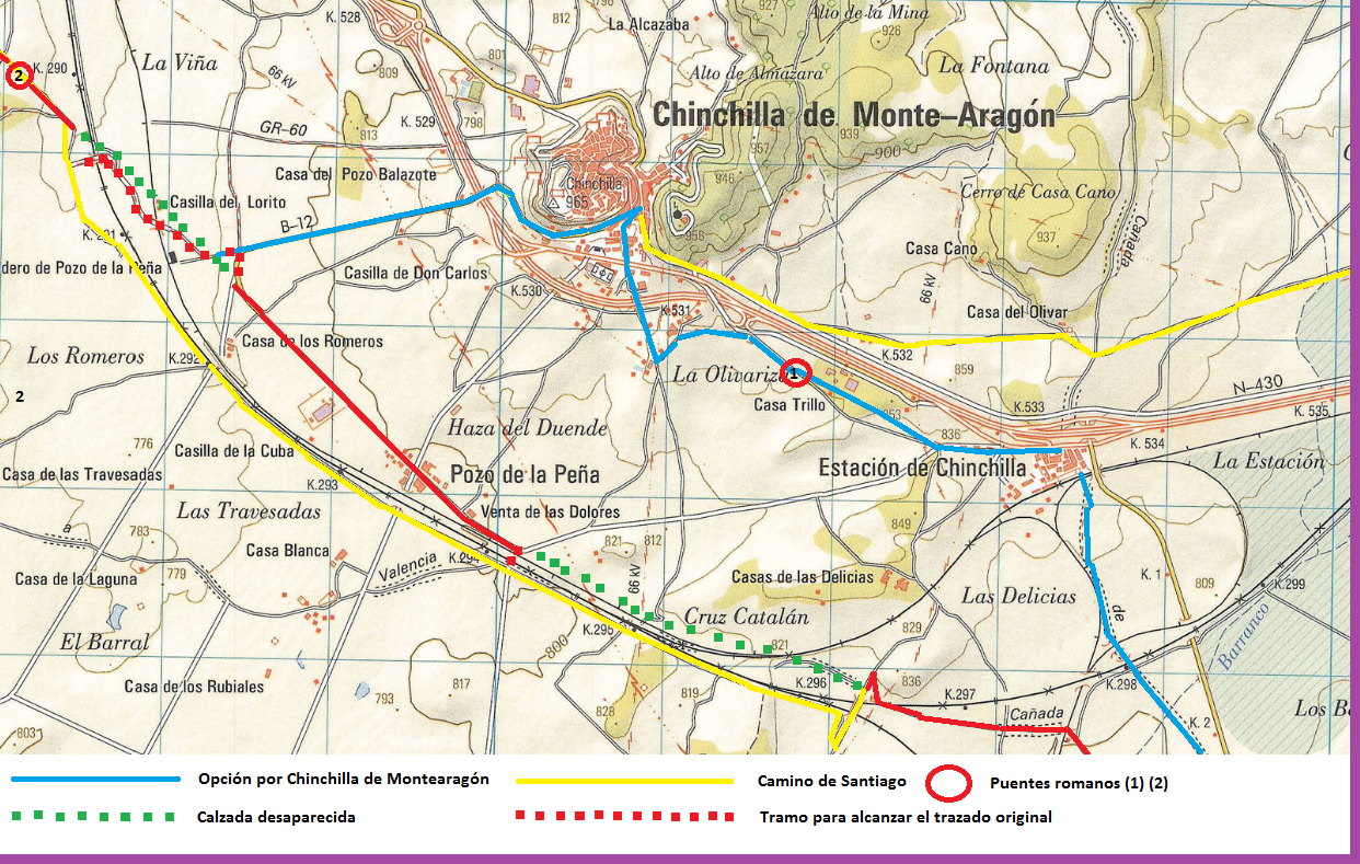 EL CAMINO DE ANÍBAL, DE CAUDETE A ALBACETE.: Descripción y mapas de la ...