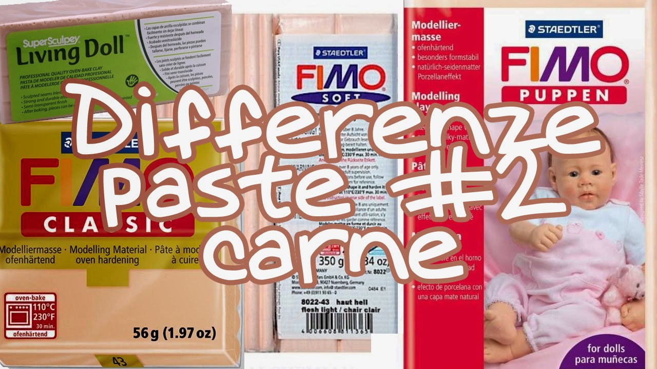 Tivibi: Differenza paste polimeriche color carne