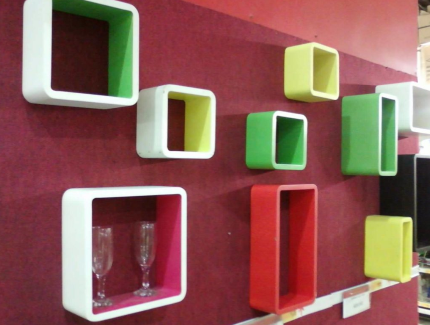 DESAIN RAK KAYU TEMPEL MINIMALIS IDE KREATIF