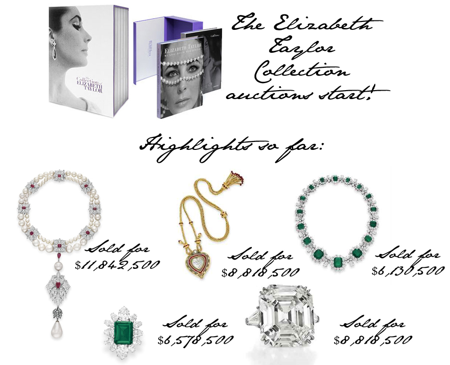 Elizabeth Taylor auctions start with a bang! - Emily Jane Johnston