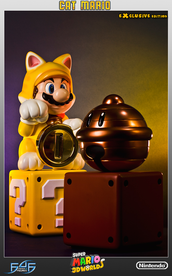 Super Mario 3D World - Cat Mario (First 4 Figures)