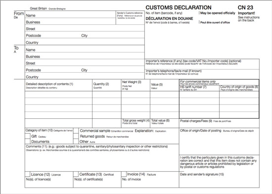 MAKING A MARK: Shipping artwork internationally - how to send art to ...
