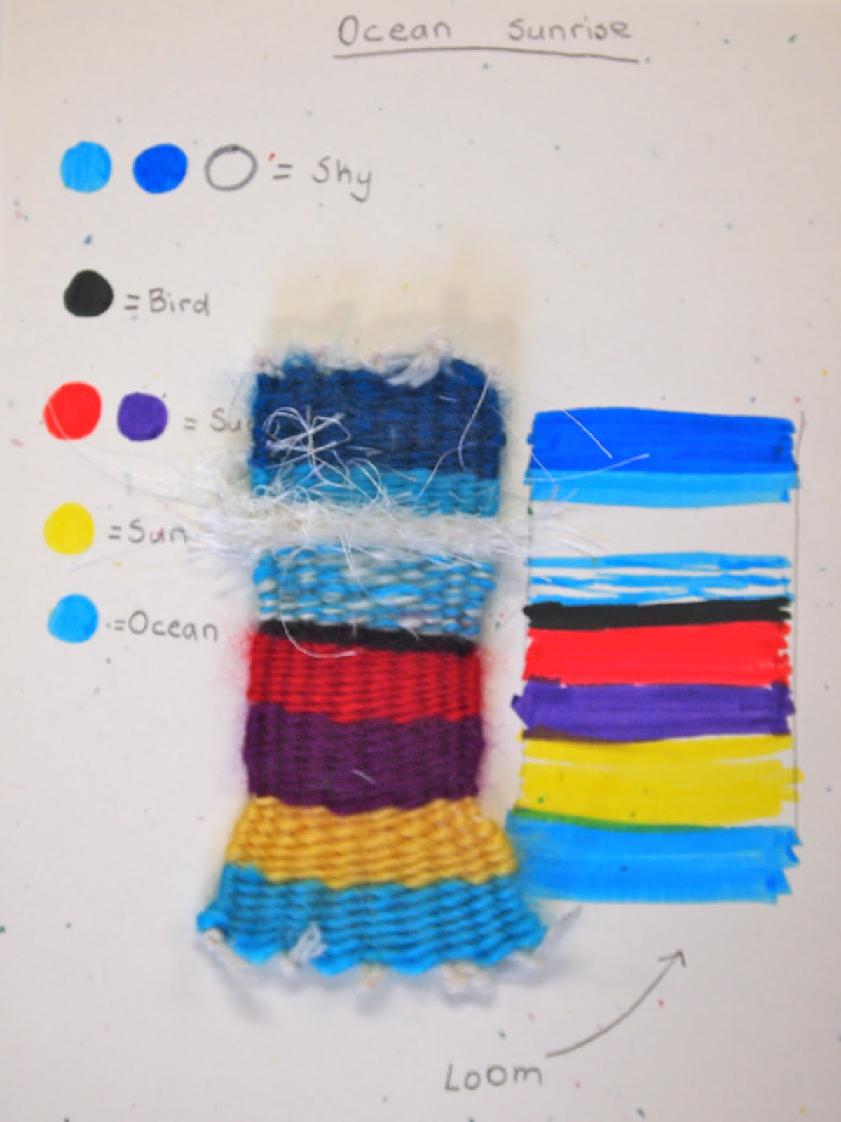 new city arts: third grade weaving part 1