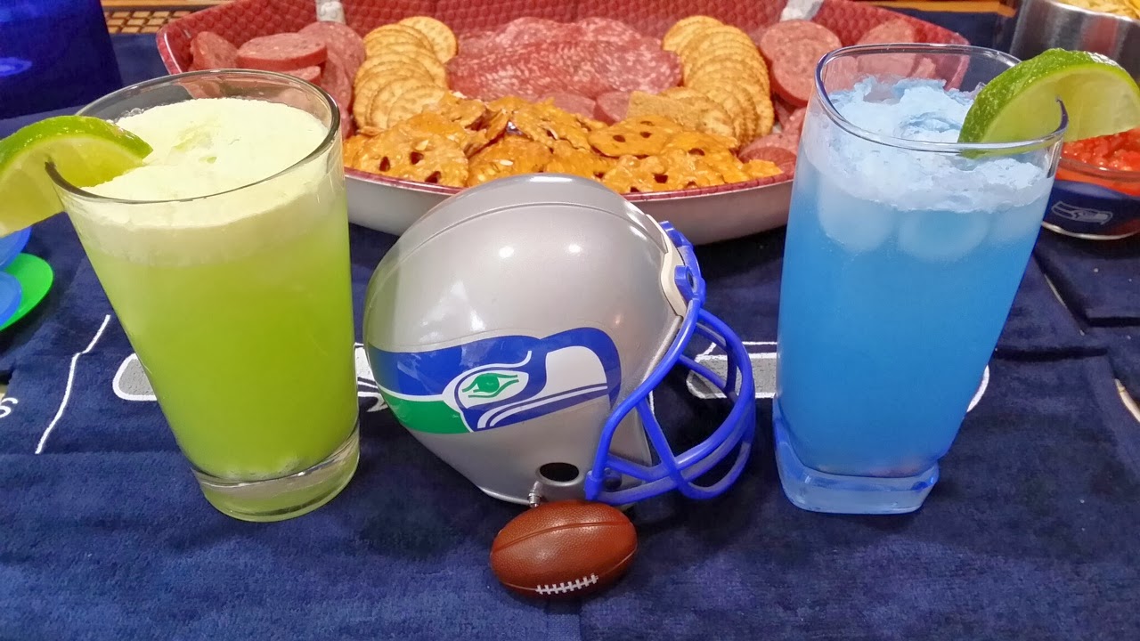 Tickled Pink in the Rain: Green and Blue Super Bowl Seahawks Excitement