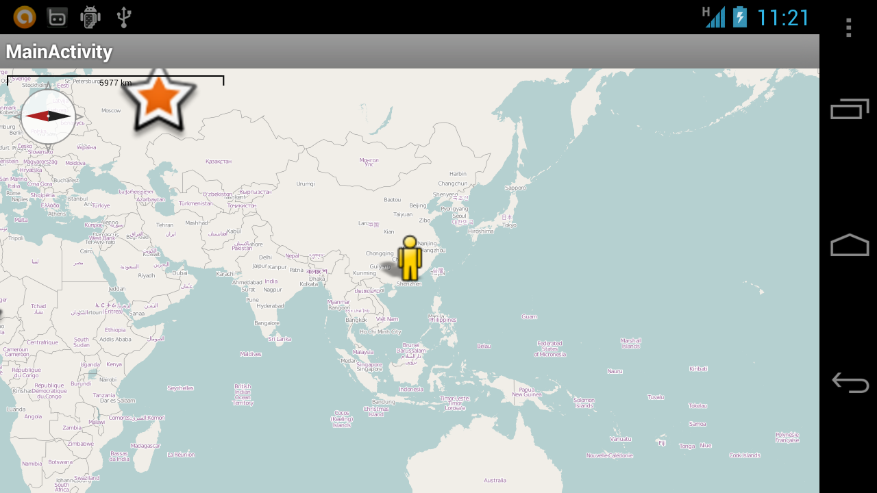 Android Coding: osmdroid MapView: set zoom level and add scale bar.