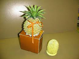 3D Origami Pineapple | Origami Photos