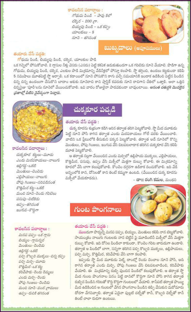 CHODAVARAMNET DAILY RECIPES chodavaramnet-daily-recipes