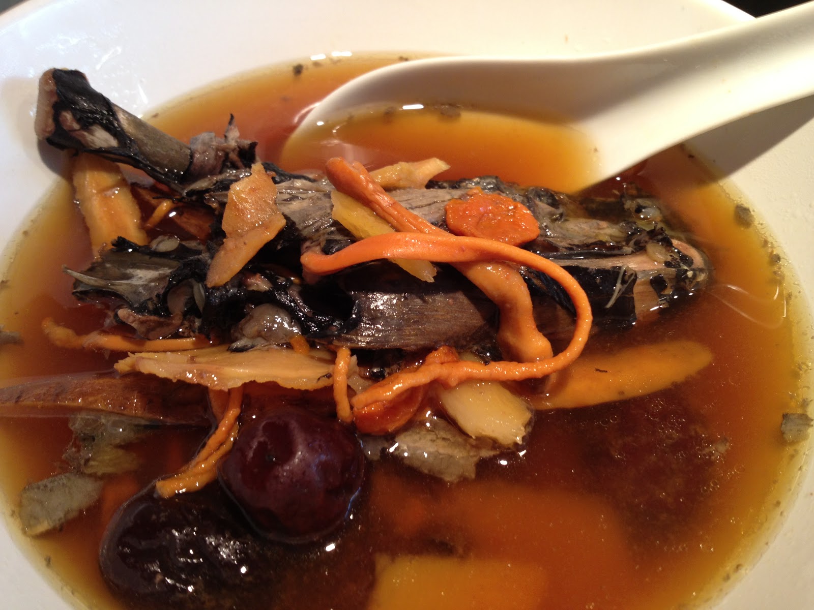 Kymn Kitchen: Double boiled black chicken herbal soup