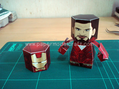 papermodel2u by Petchpaper: Free Paper Model :: The Avengers :: Iron Man