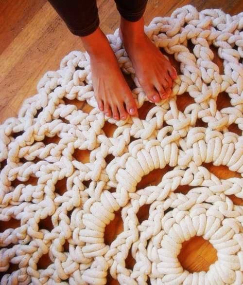 Decoritzion: Alfombras de crochet / Crochet rugs