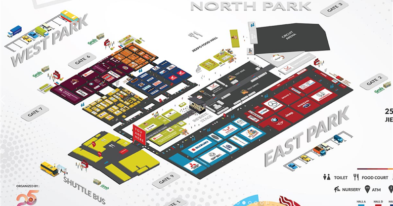 Ini Peta Lokasi Telkomsel IIMS 2019 JIEXPO Kemayoran Supaya Ga Nyasar ...