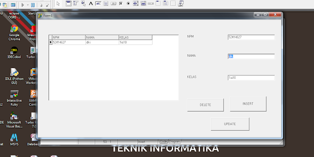 Deden Diki Septiana: Program Database pada Delphi