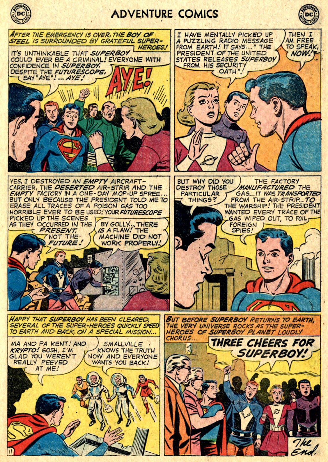 Days of Adventure: Adventure Comics # 267-December, 1959