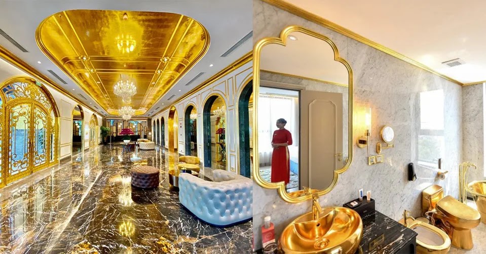 Inside World's First Hotel Made of Gold from Floor to Closet; How Much ...
