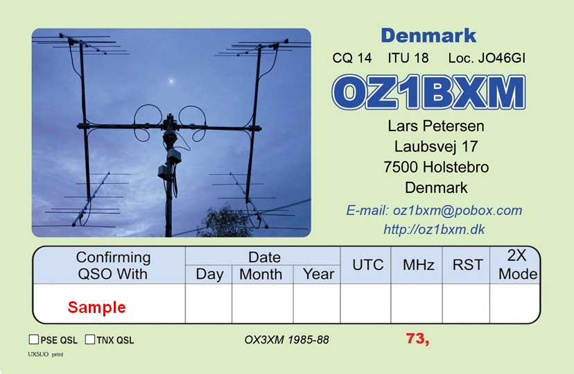 Ham radio blog by OZ1BXM: november 2017