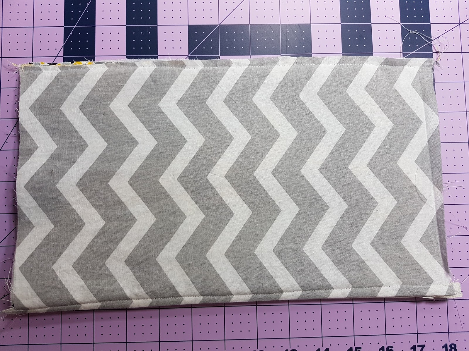 Quilted Box Make up bag Sewing tutorial | Charmed By Ashley