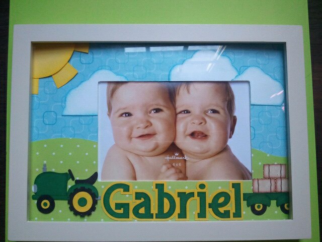 Up On Tippy Toes: John Deere Inspired Picture Frame