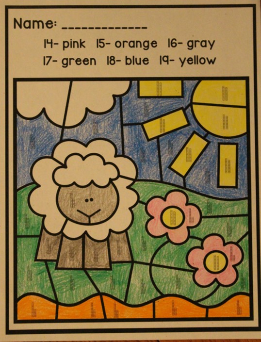 Farm~ Color by Code | Mrs. Black's Bees