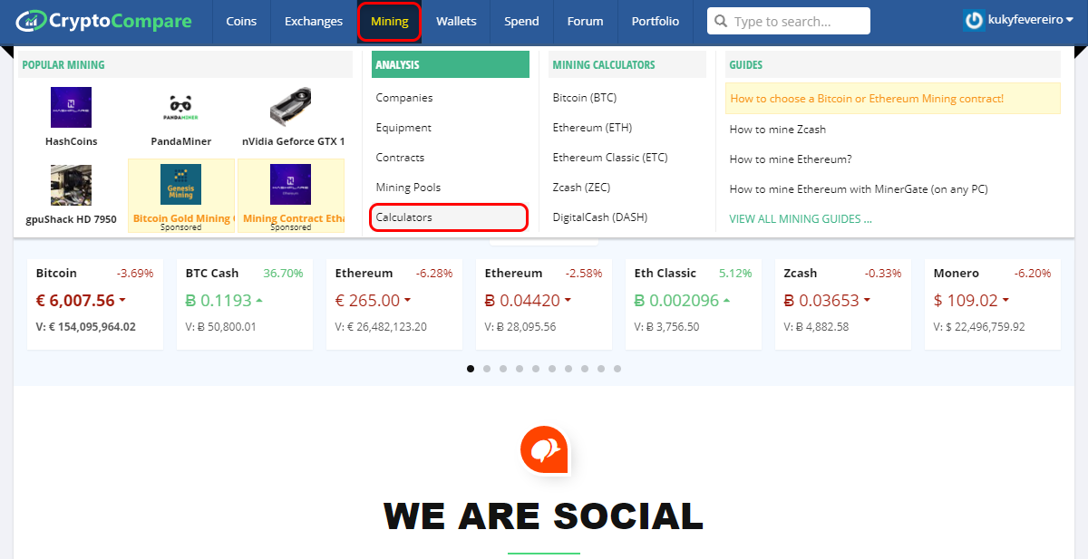 How To Use The Cryptocurrency Mining Calculator ~ Prediction Of ...