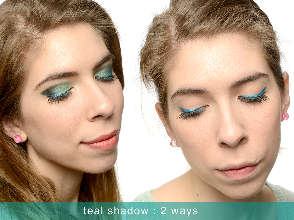 Bisous Darling: Teal Shadow : Tutorial