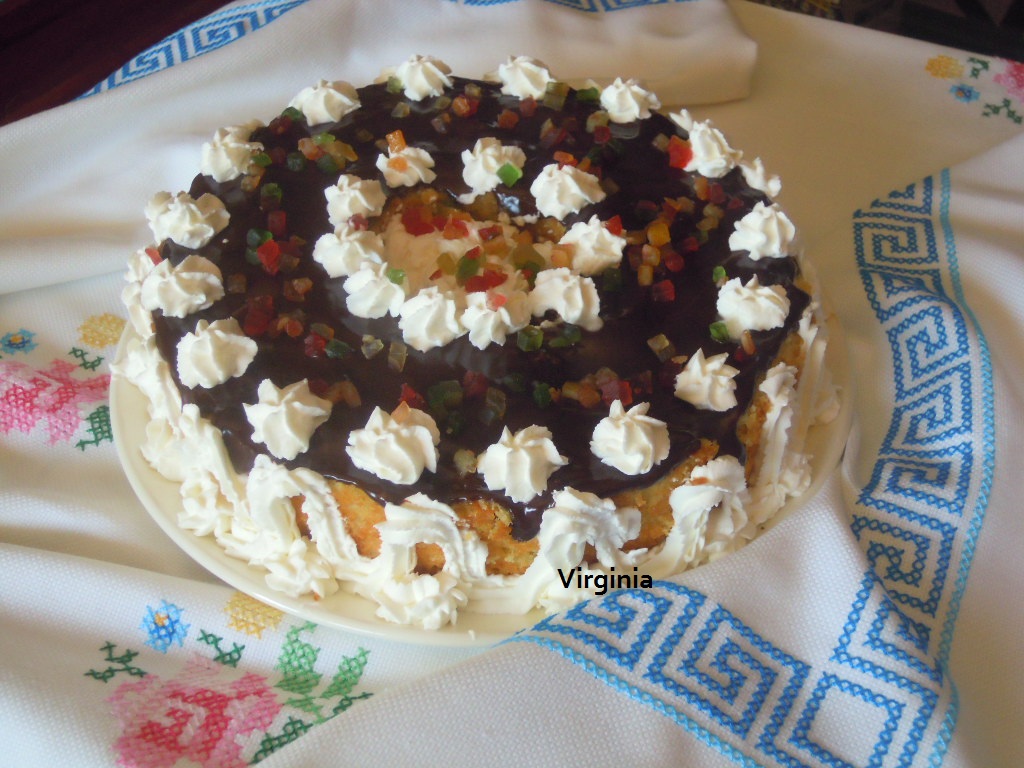 Virginia Consuscosas Bizcocho Borracho Chocolateado Y Con Nata