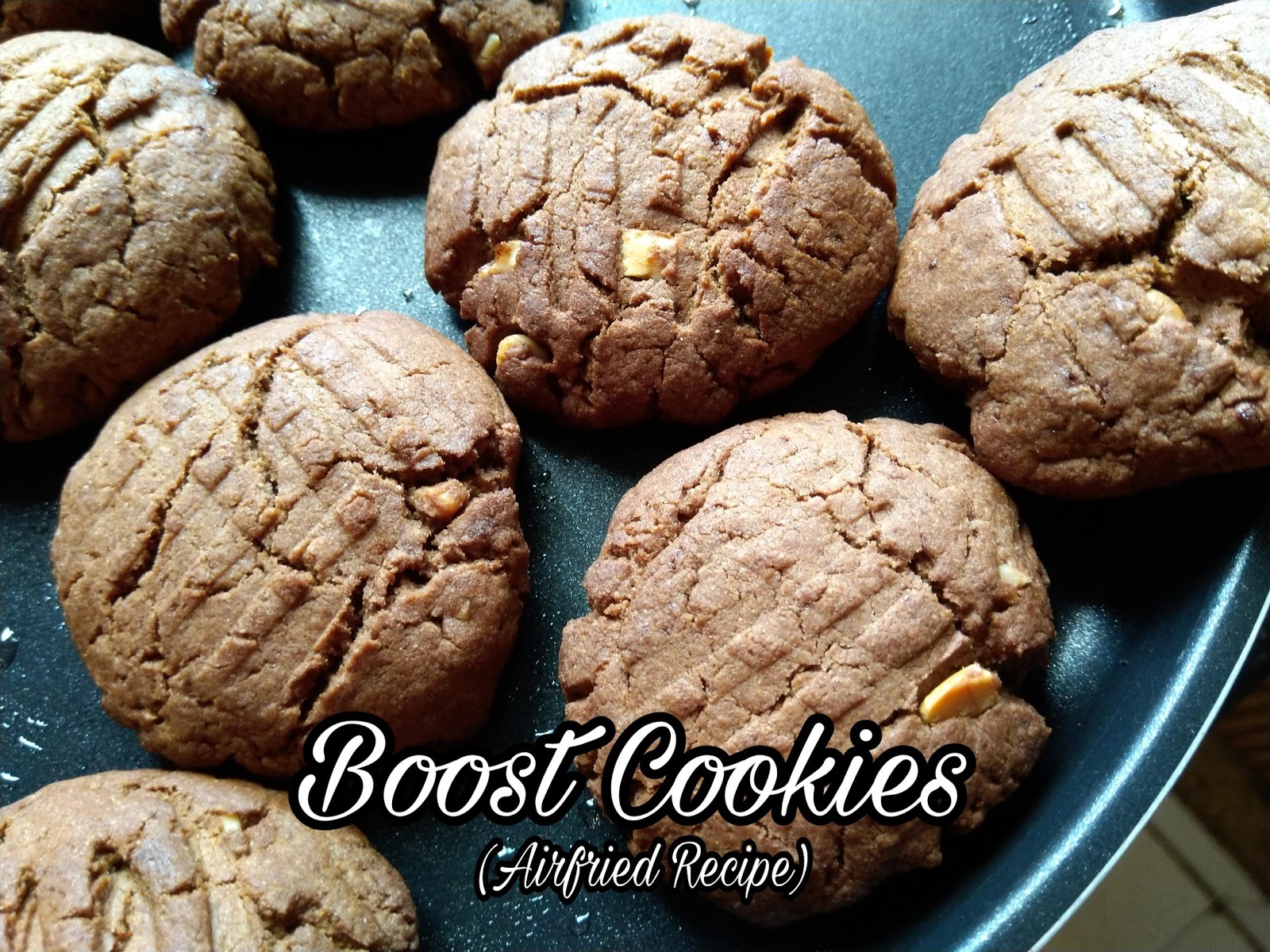 Swadisht Kitchen: Boost Cookies ( Airfried Recipe)