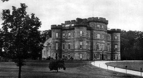 Tour Scotland: Old Photograph Monzie Castle Scotland
