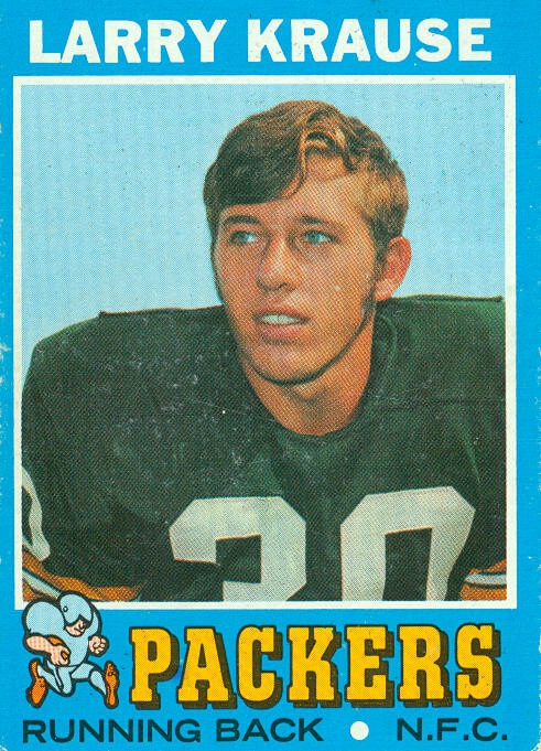 1971 Football Cards: Green Bay Packers