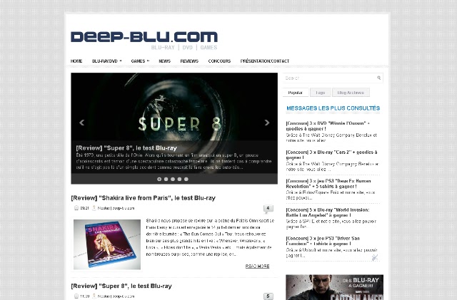 [NEWS] Deep-blu.com fait peau neuve! ~ Deep-blu.com | Blu-ray, DVD, Games
