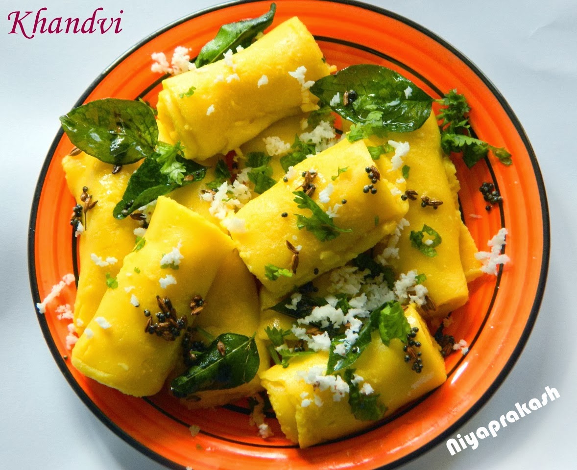 Niya's World: Khandvi (Recipe from Rak's Kitchen.net)