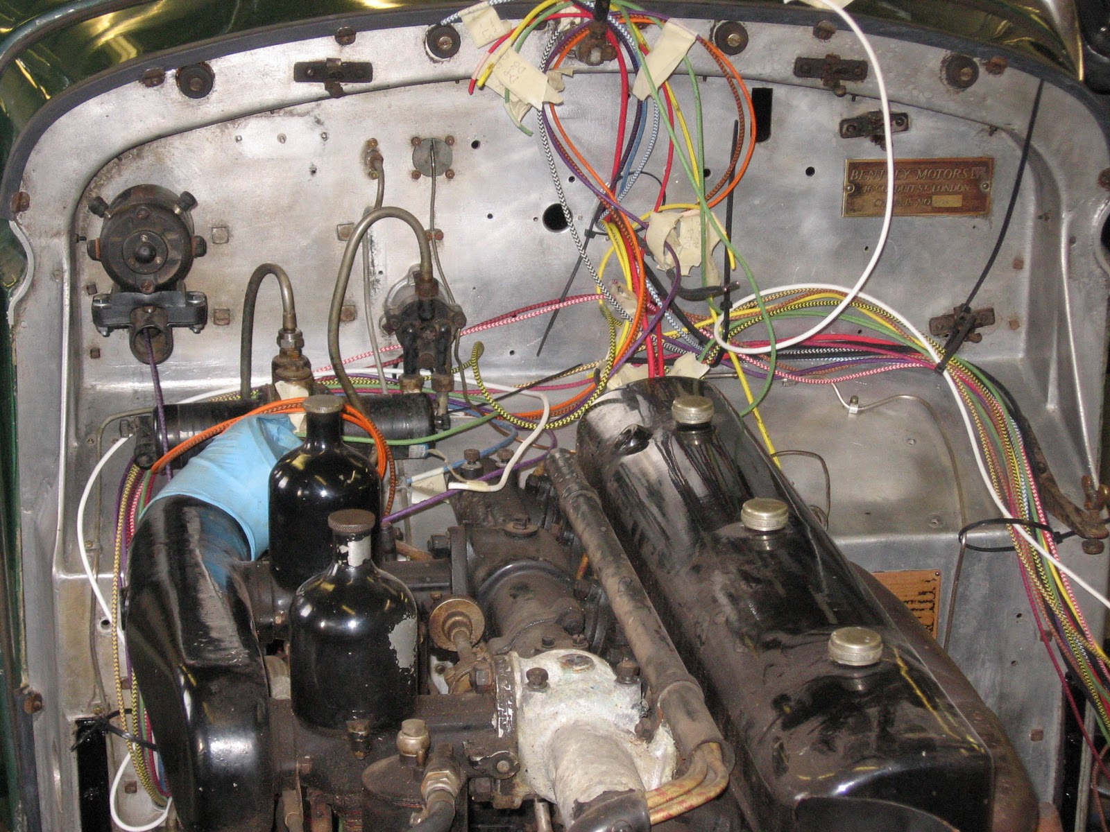 Milford Vintage Engineering Ltd: Derby Bentley 4 1/4 Re-wire