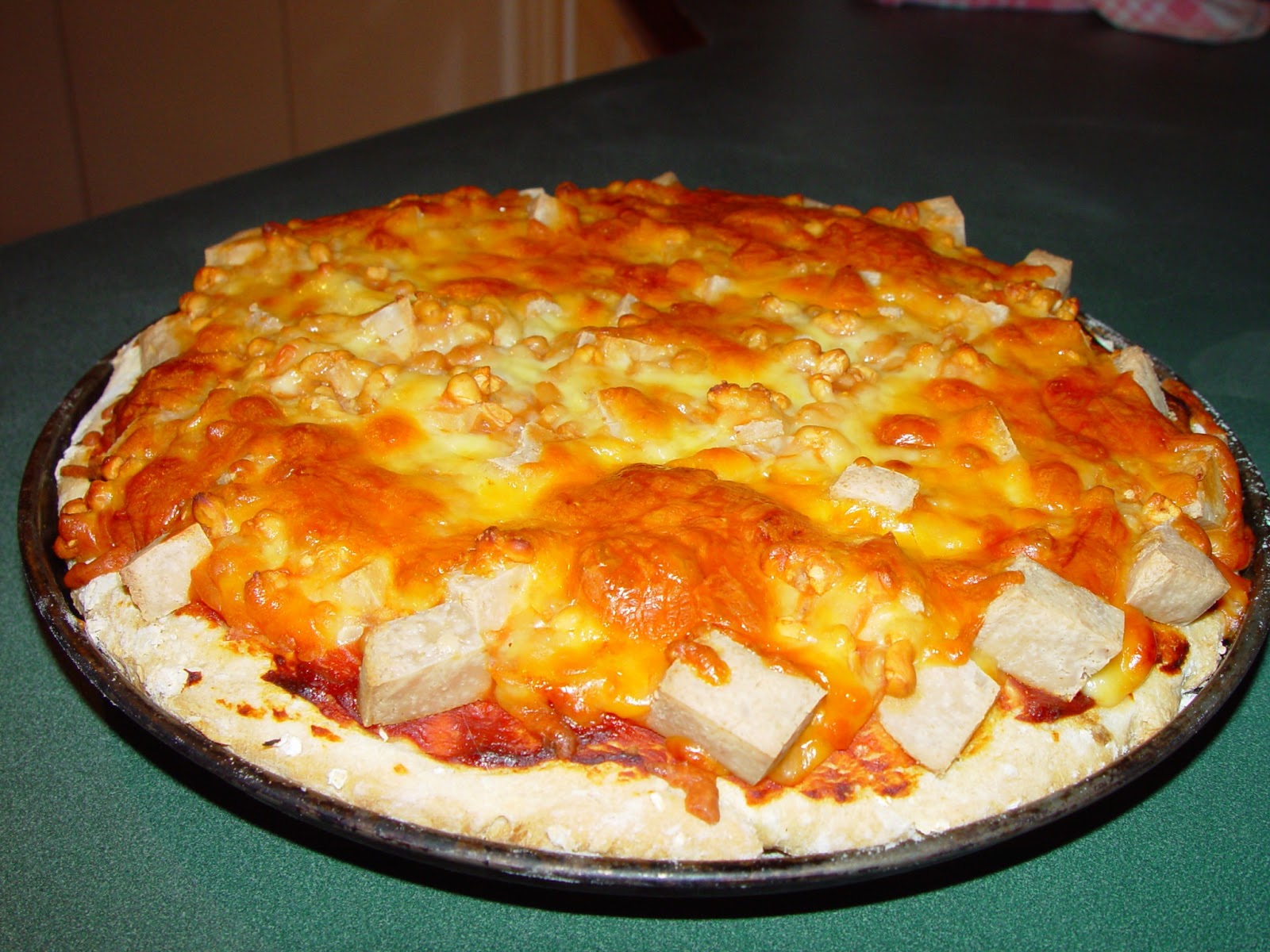 Chicken and Cheese Pizza