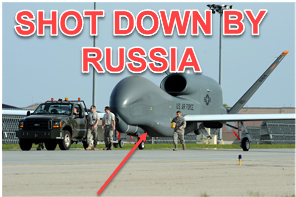 Military and Commercial Technology: U.S. EQ-4 GLOBAL HAWK DRONE SHOT ...