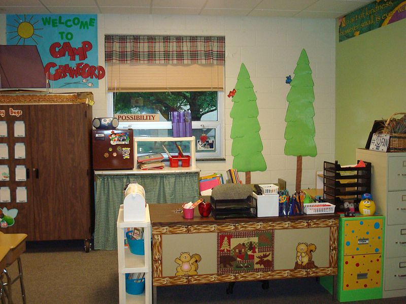 Camping Themed Classrooms - Clutter-Free Classroom