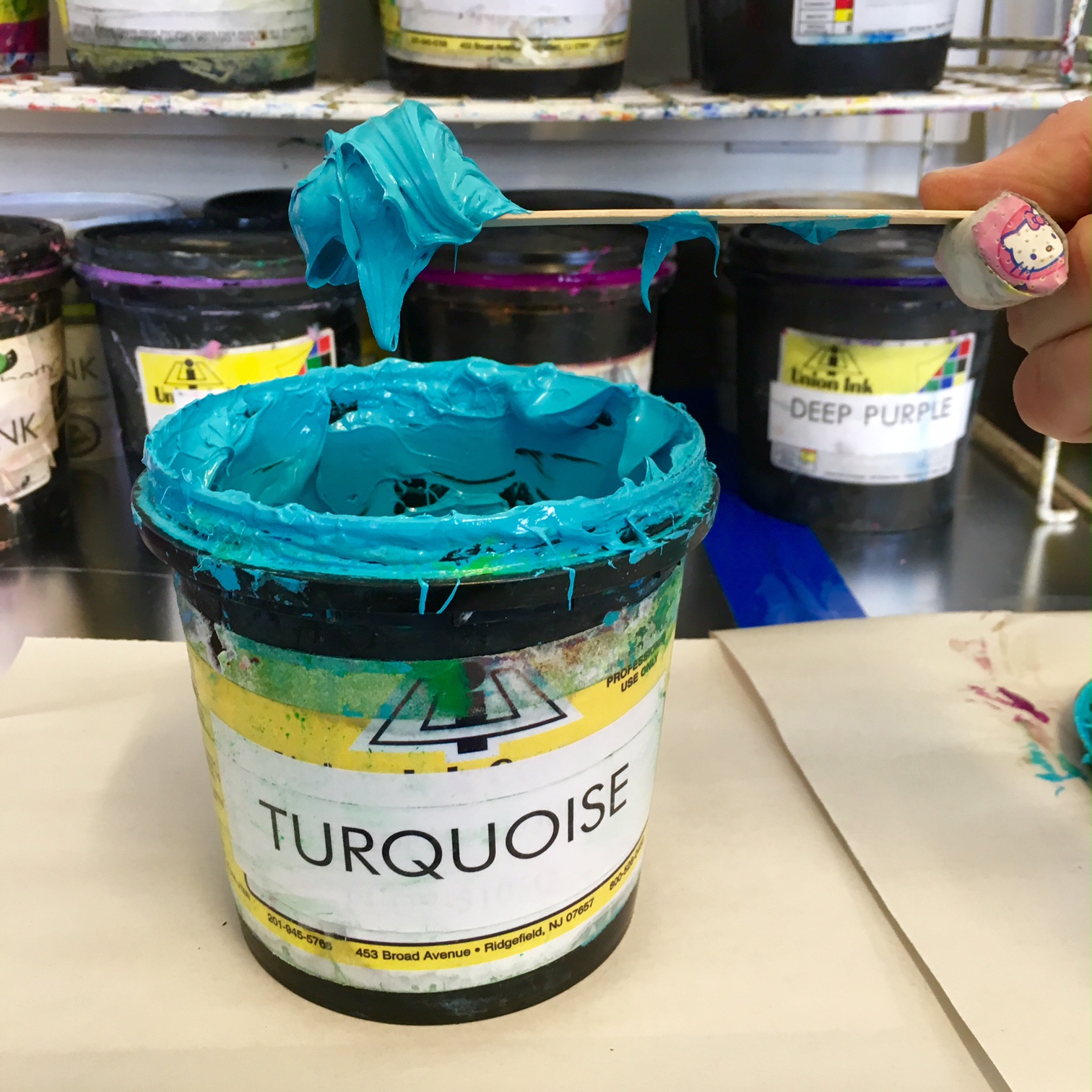 AHS Screen Printing: PRINTING WITH OIL-BASED INK-- demo review ...