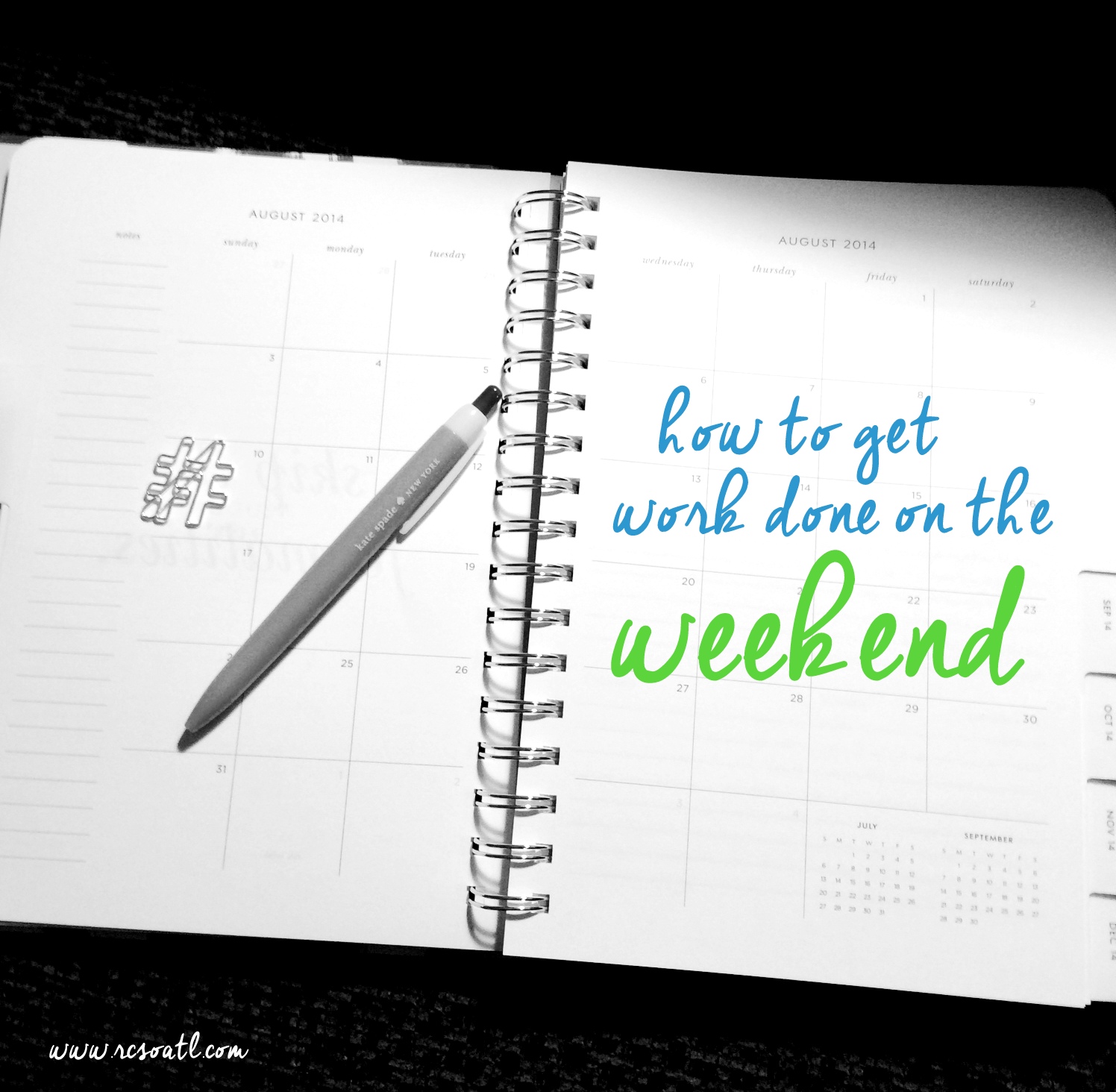 Real College Student of Atlanta: Doing work on the weekends