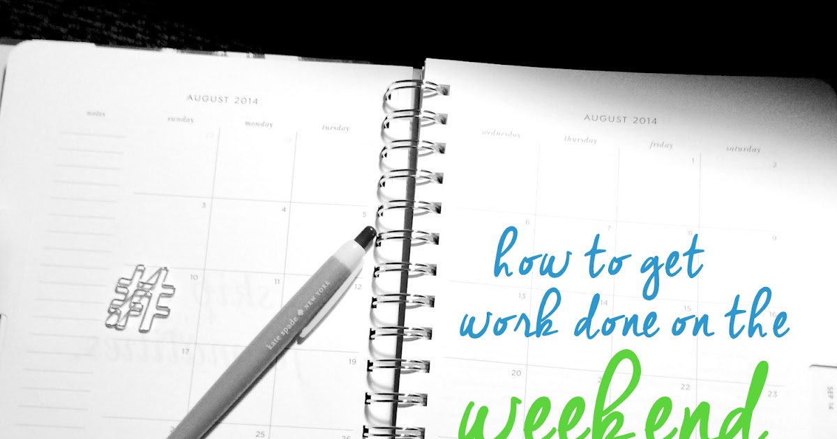 Real College Student of Atlanta: Doing work on the weekends