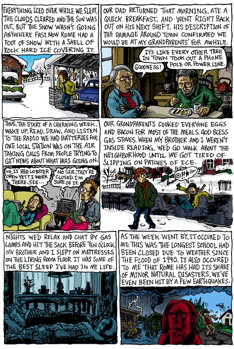 Patrick Dean Comics: The Blizzard of 1993