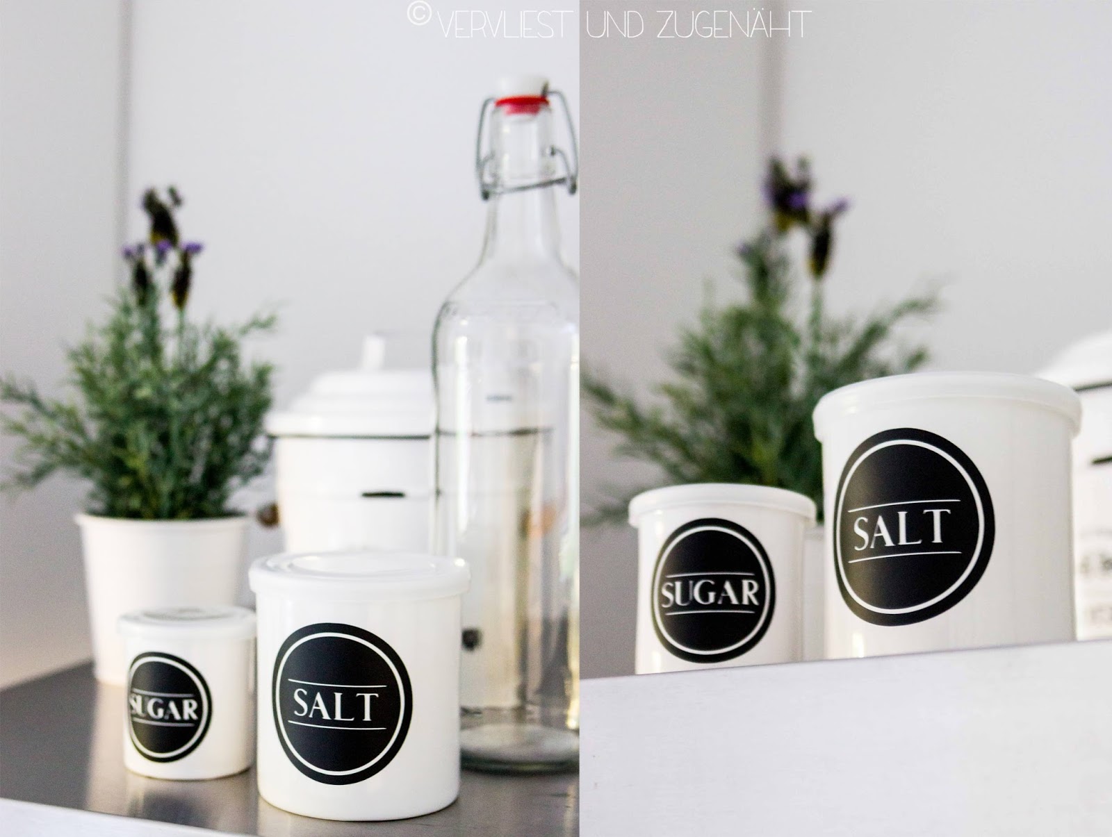 Vervliest und zugenäht: Sugar und Salt Labels {Freebie}