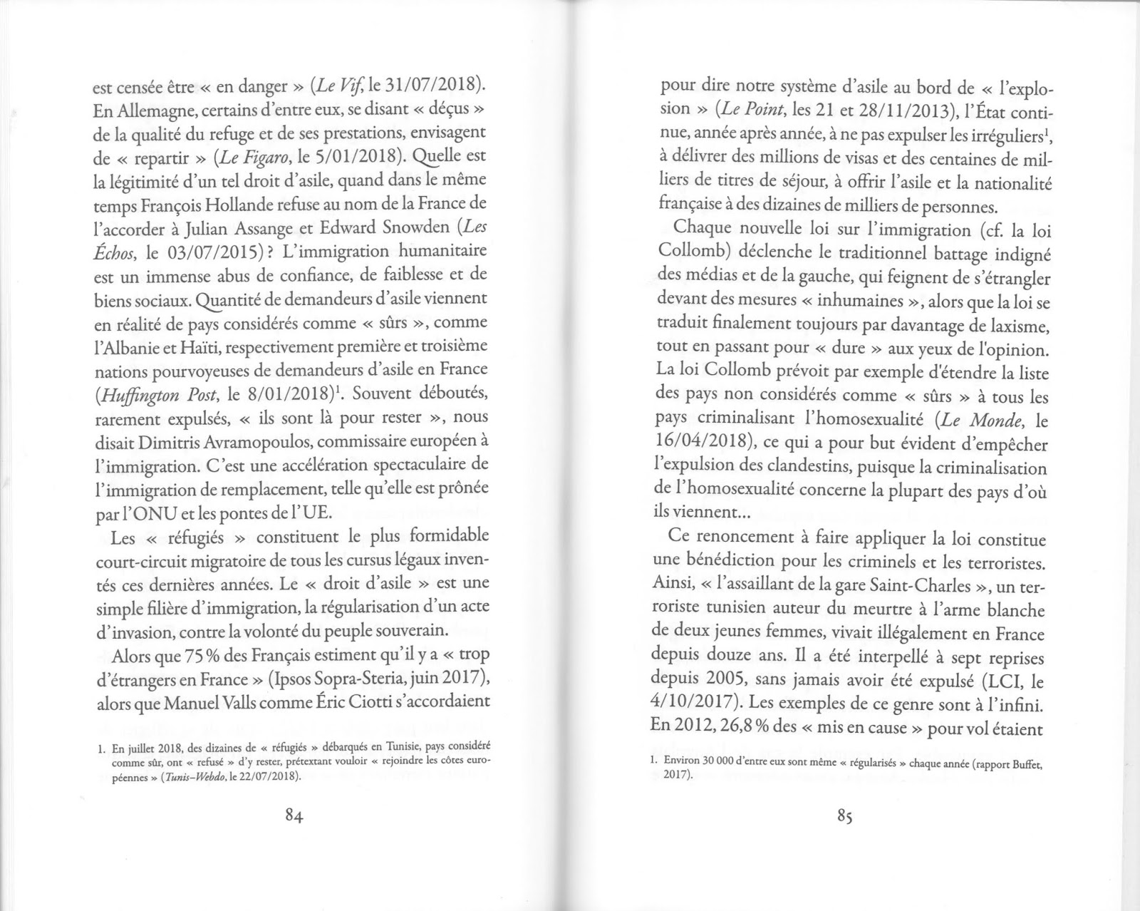 école : références: Laurent Obertone, La France interdite (2018)